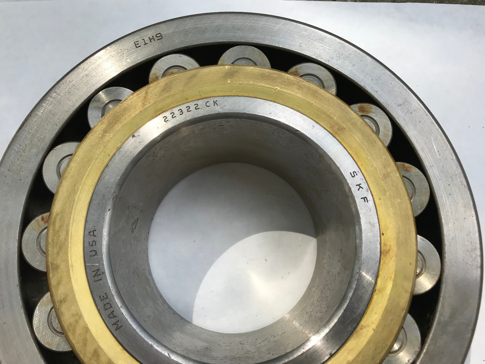 SKF 22322 CK Spherical Roller Bearings w/ Brass Centers SKF ECI NW22C ...