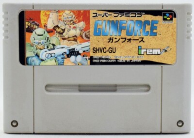 Sf179 Super Famicom official Game soft Gun Force SFC Japan | eBay