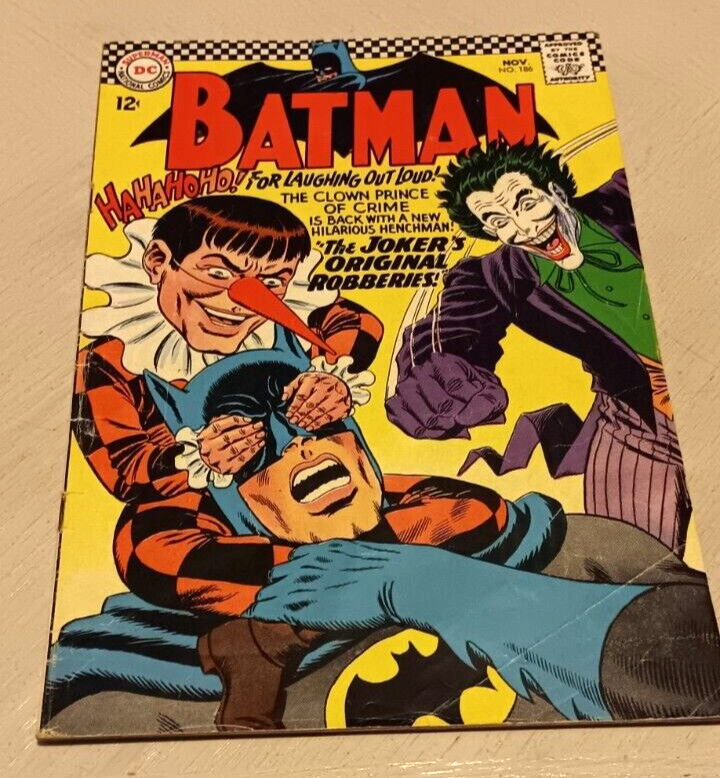Batman #186 - DC Comics - Silver Age Key First Appearance of Gaggy the ...