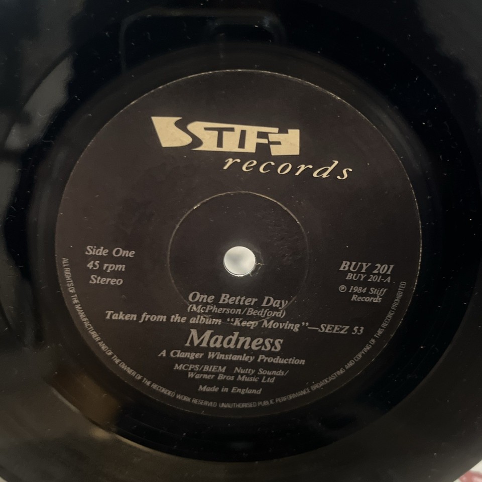 Madness - One Better Day 1984 UK SKA 7" vinyl single BUY201 Excellent ...
