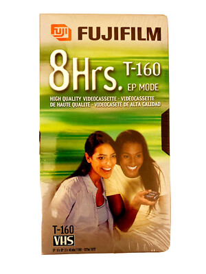 FUJIFILM T-160 EP Mode VHS Tapes-2 Pack-8 Hours Each VHS-New/SEALED | eBay