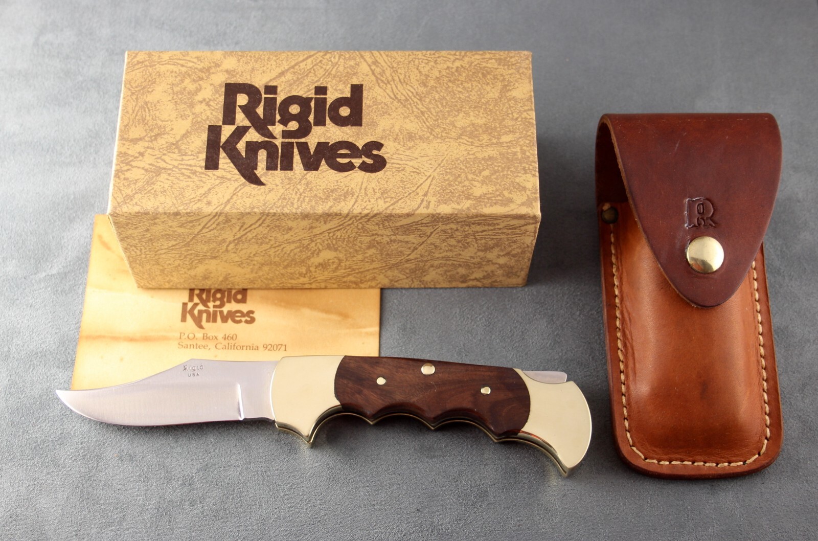 Rigid Knives R-9 Apache Folder Vintage USA | eBay