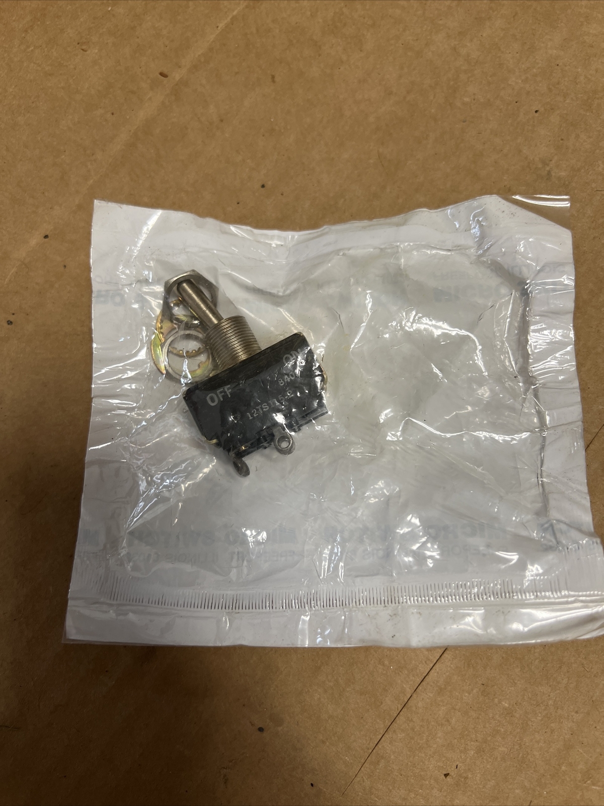 NEW Micro Switch ON/OFF Toggle Switch Silver Black # 12TS115-2 | eBay