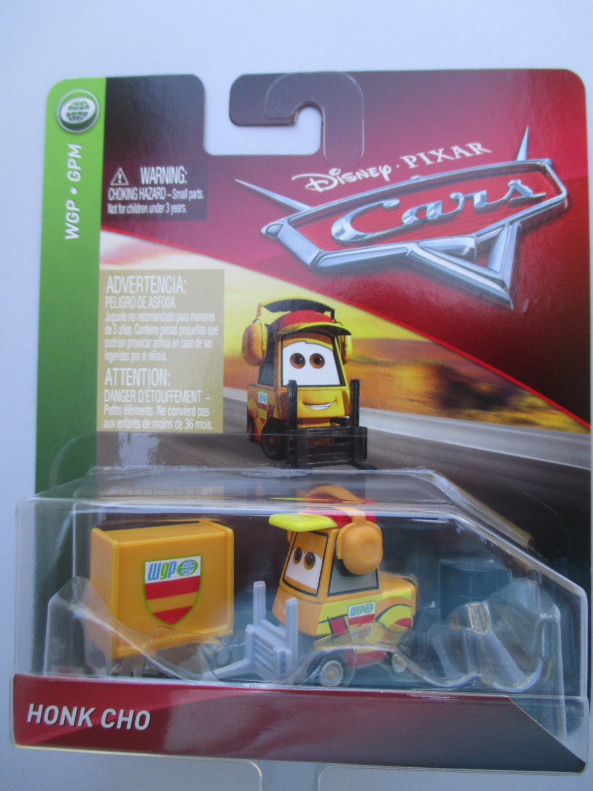 DISNEY PIXAR CARS "HONK CHO - MIGUEL CAMINO'S PITTY" BONUS COLLECTOR CARD