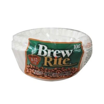 ROCKLINE INDUSTRIES 45-101A Brew Rite White 8/12 Cup Coffee Filter 48/ ...