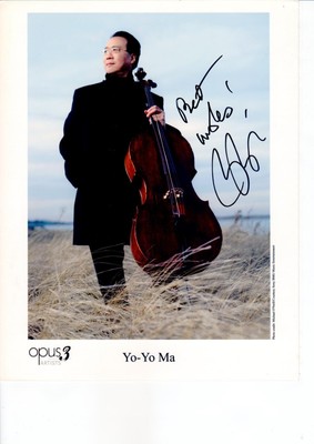 Yo-Yo Ma Signed 8x10 AUTO Autographed Photograph American Cellist Music ...