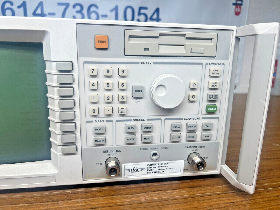 HP 8712ET RF Network Analyzer 300Khz - 1300Mhz OPT 1EC | eBay