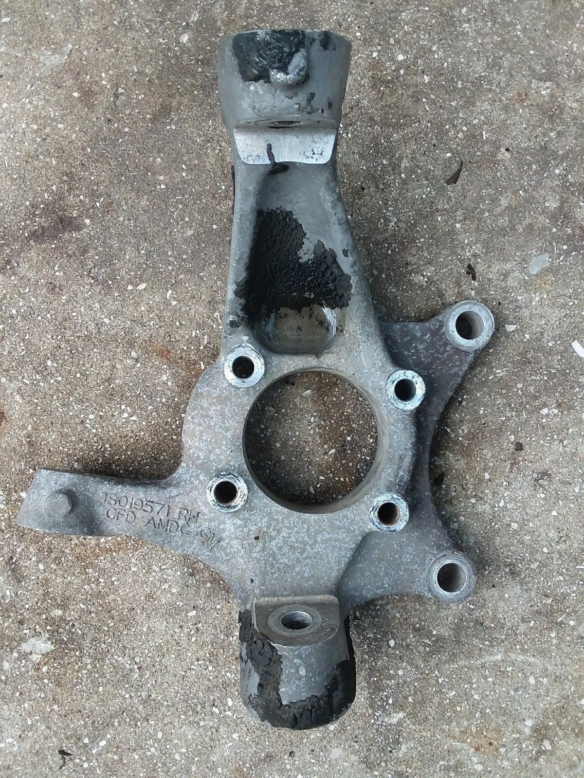 1991-1996 Corvette Front Suspension Aluminum Spindle Knuckle, Right, GM ...