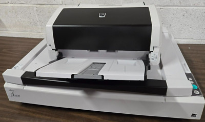 Fujitsu FI-6770 Flatbed Color Duplex Pass Through Document Scanner w ...