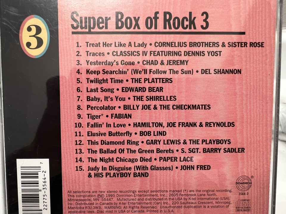 Various Artists - Super Box of Rock - 1,2 & 3 VOLUME 3 - [3 CD SET] | eBay