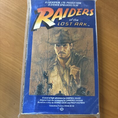 Raiders of the Lost Ark by Campbell Black 1981 Indiana Jones 2nd Print ...