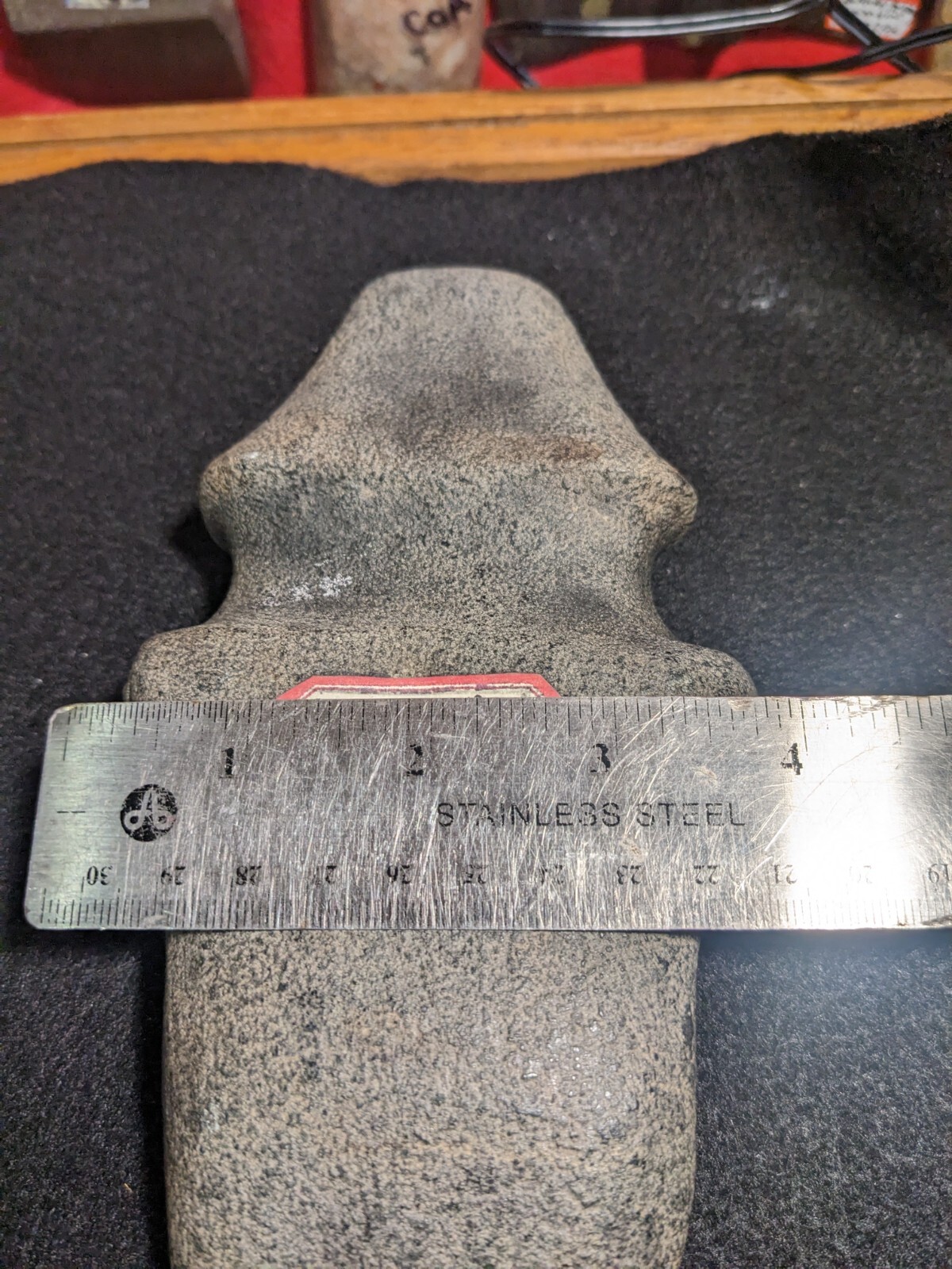 Ancient Barbed AXE Artifacts Arrowheads Pottery Indian Pipestone ...