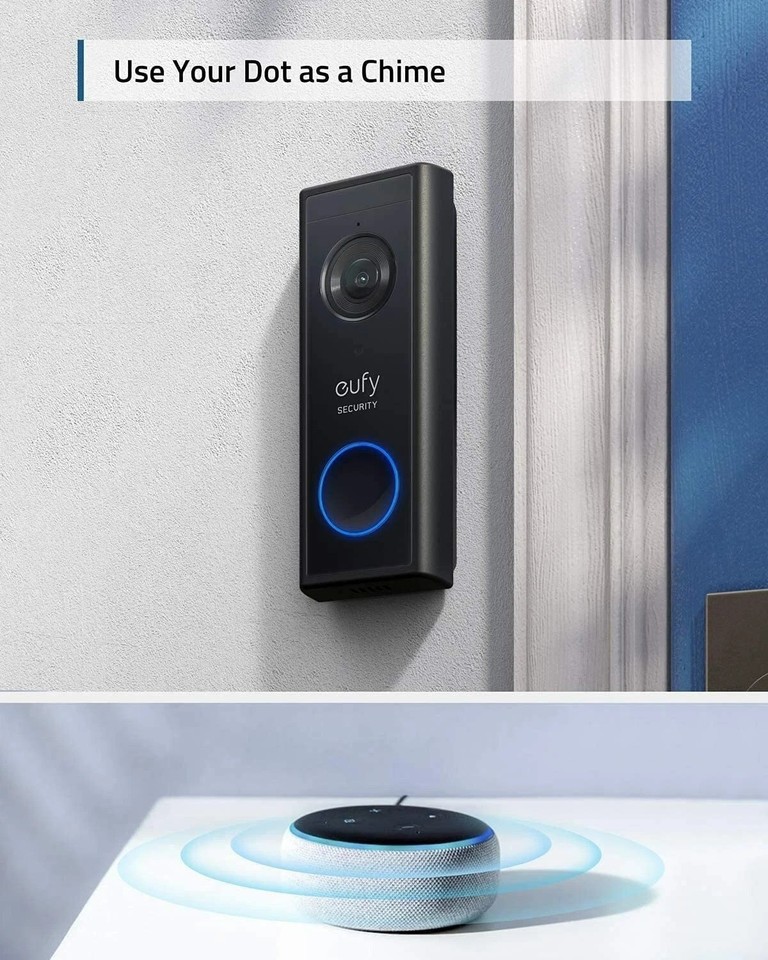eufy Security Battery Video Doorbell Wireless Wi-Fi Camera Doorbell Kit ...