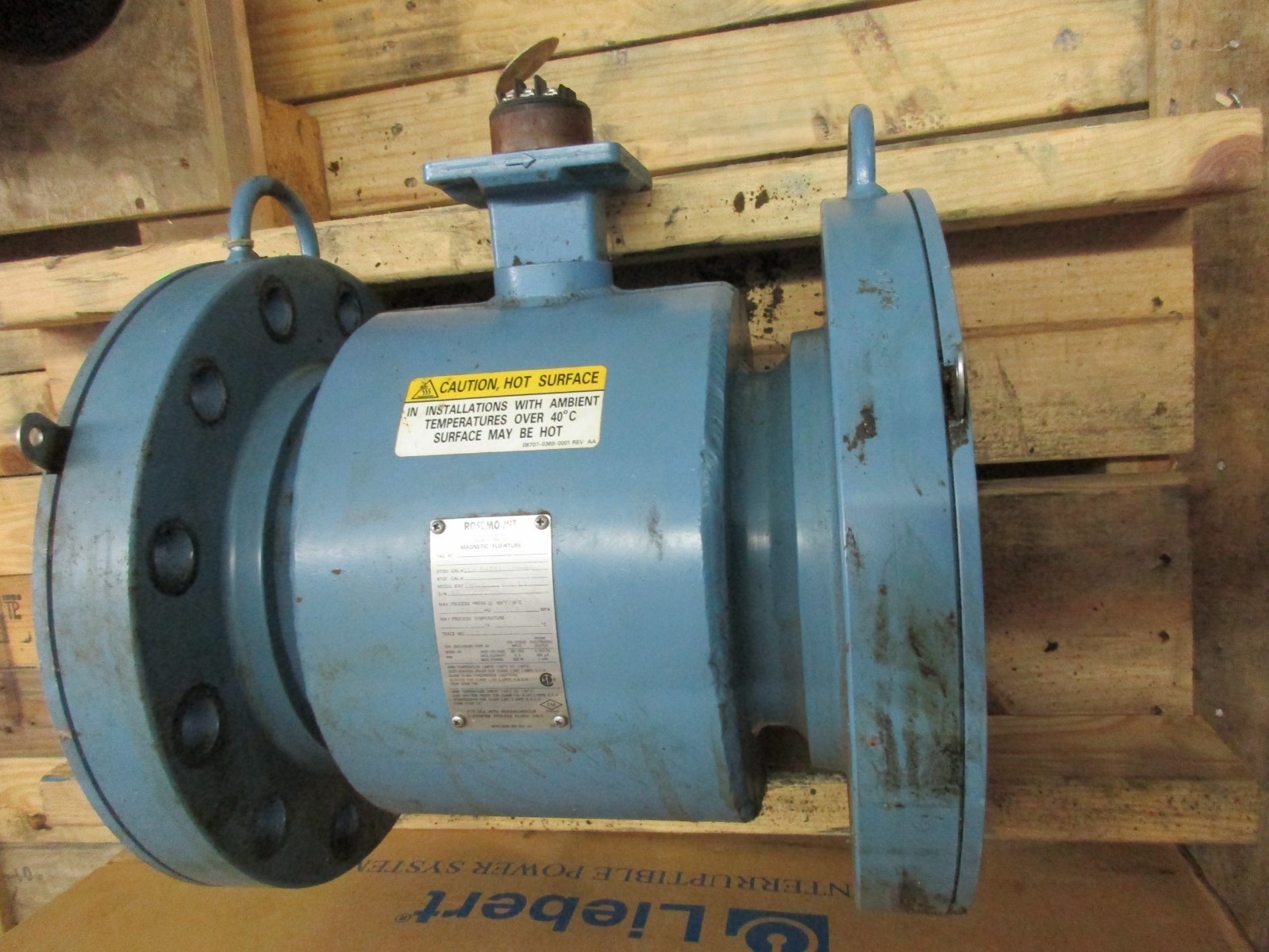 ROSEMOUNT MAGNETIC FLOWTUBE 8707 8707EHA060C3W0N0L1 6" SN 0870065660 ...