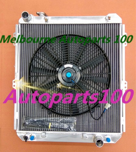 Aluminum radiator HILUX SURF KZN130 1KZ-TE AT MT 1993-1996 + Fan for ...