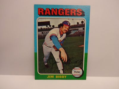 1975 Topps Baseball Jim Bibby Texas Rangers Card #155 | eBay