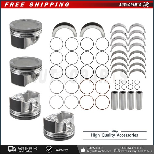 Engine Rebuild Kit: Main Rod Bearing, Piston & Rings for 11-15 Buick ...