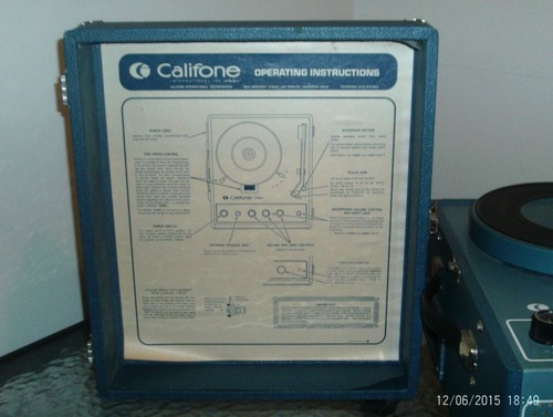 CALIFONE 1450K VINTAGE PHONOGRAPH | eBay