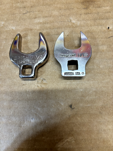 QTY-2 - SNAP-ON CROWFOOT WRENCH NEW 3/8 DRIVE-SIZES -7/8-11/16 | eBay