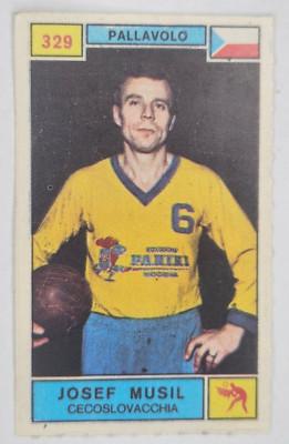 1969-70 Panini Campioni dello Sport Album Stickers #329 Josef Musil (C ...