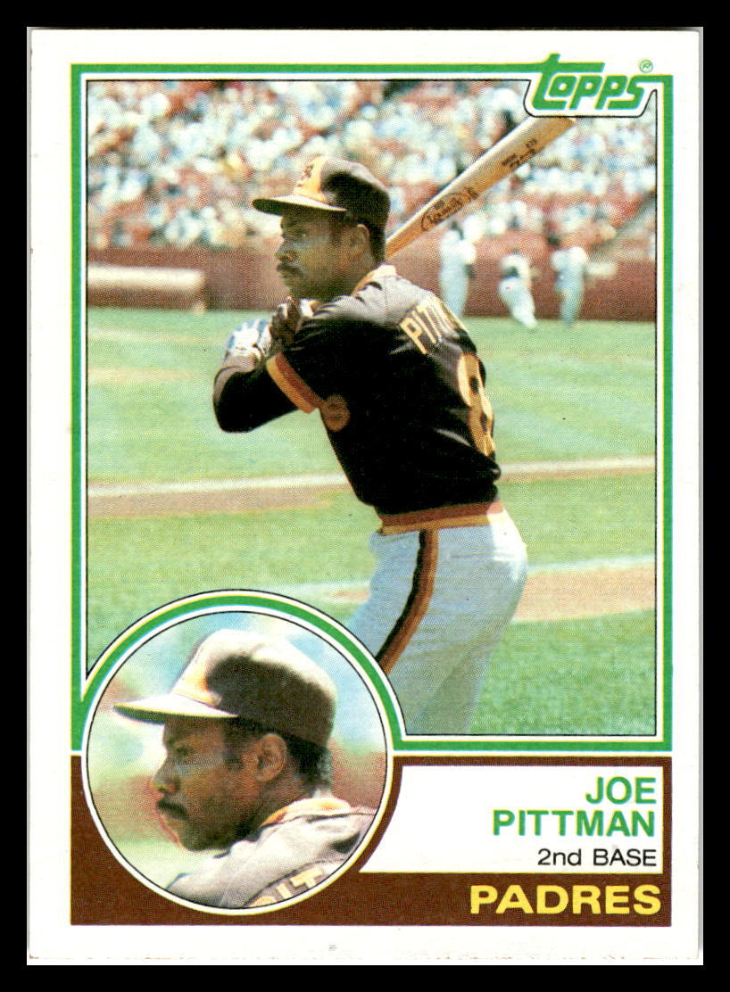 1983 Topps #346 Joe Pittman EX/NRMT | eBay