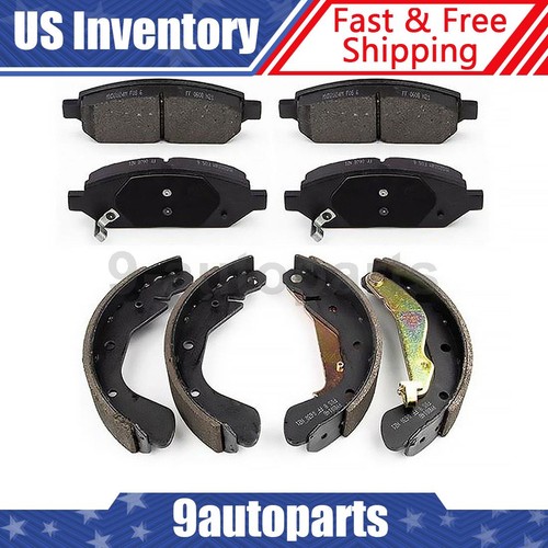 Front Brake Pads Rear Brake Shoes kit For 2017 Chevrolet Spark | eBay
