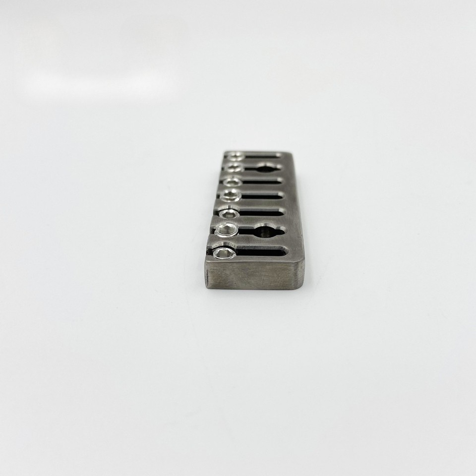 Headless electric guitar accessories, titanium 7-string bridge, string ...