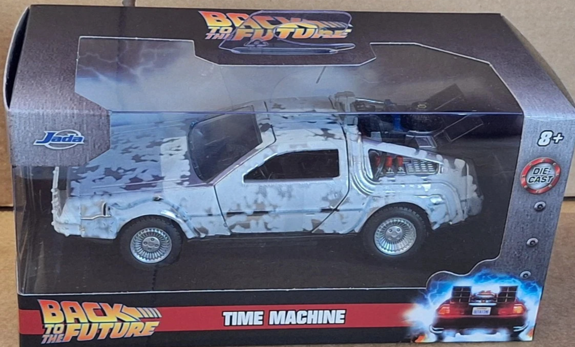 Jada Hollywood Rides Back To The Future Delorean Time Machine 1:32 ...