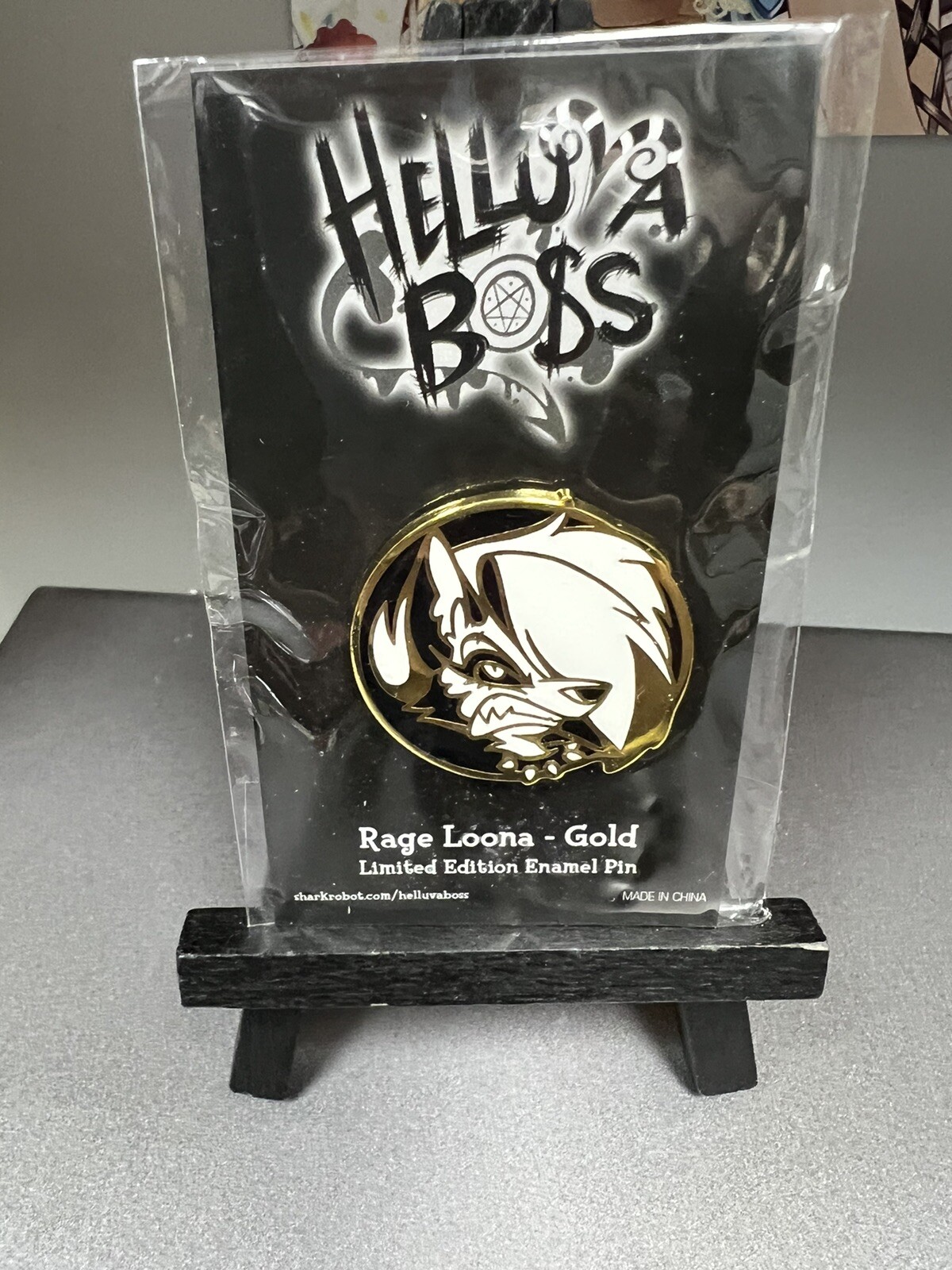 Rage Loona Gold Limited Edition Enamel Pin | Grelly USA