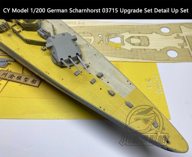 Trumpeter 1/200 German Scharnhorst WWII Battleship Trp3715 Model Kit ...
