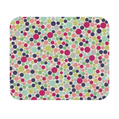 Colorful Bright Polka Dot Mouse Pad. Cute Mouse Pad. Office Decor | eBay