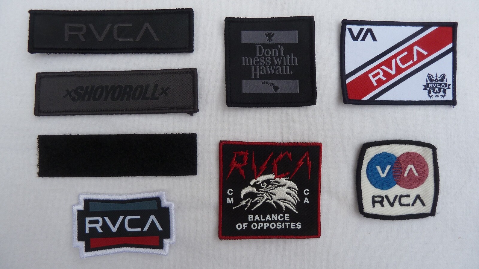 NEW RVCA x SHOYOROLL Hawaii Surf MMA Patches VA Sport ANP Jujitsu BJ ...