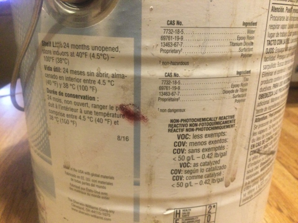 Sherwin-Williams Water Based Epoxy Floor Coating ArmorSeal 8100 Extra ...