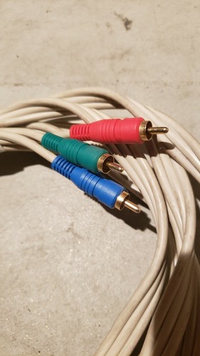Component Video Red Green Blue RGB RCA Male to Male Cable 10 ft | eBay