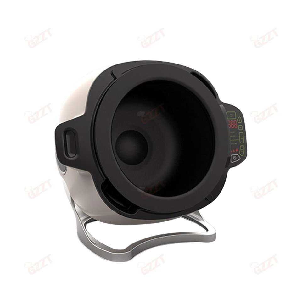 6L Electric Stir Fry Machine Stir Cooker Pot No Stick Pan Auto Rotating ...