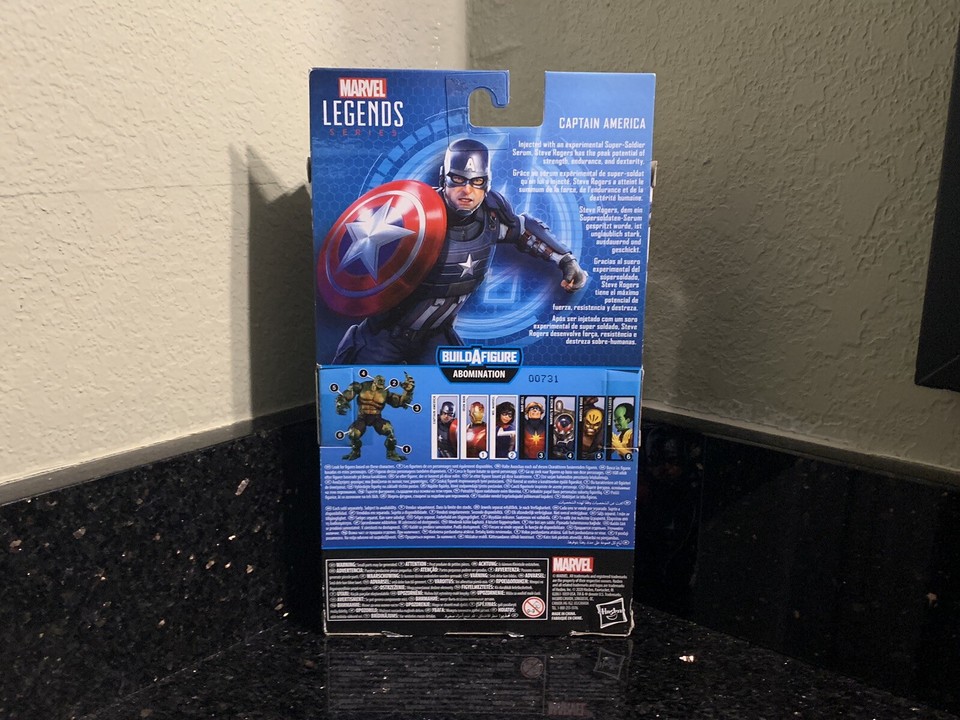 Marvel Legends Gamerverse Abomination BAF Wave Captain America Brand ...
