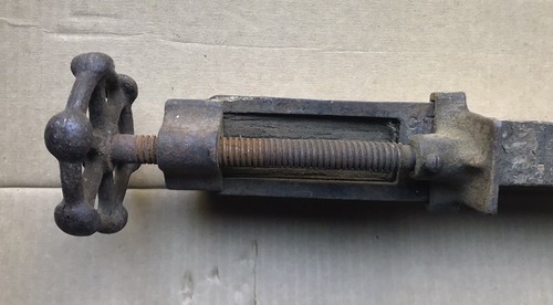 Vintage Wood Working Bar Clamp CTC Cincinnati Tool Co. Antique Wooden ...