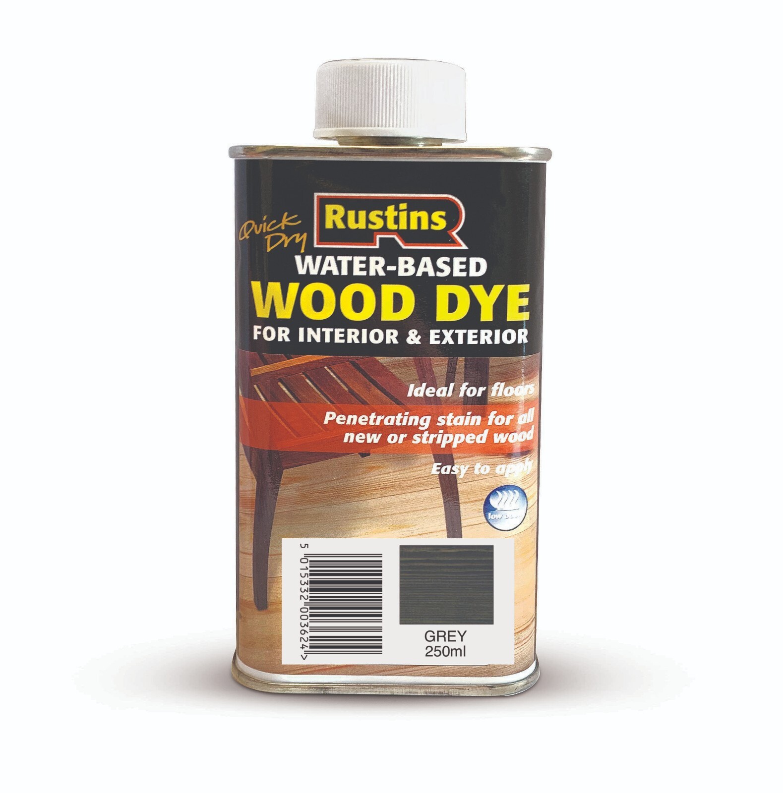 Rustins Wood Dye for Interior & Exterior ideal for floors 11 shades ...