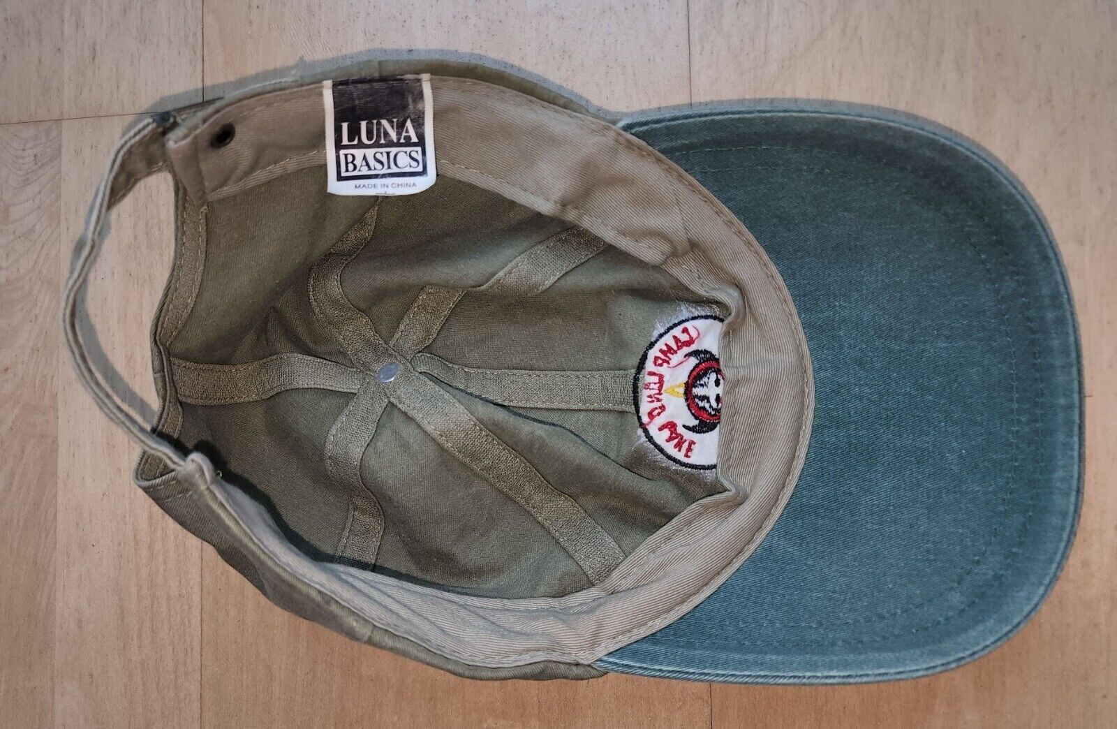 Boy Scout BSA Cap/Hat Strap Back, Olive Green, Camp Long Lake | eBay