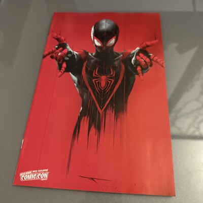 NYCC 2022 THE COMIC MINT: MILES MORALES #39 RED DRIP VARIANT by IVAN ...