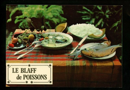 Recipe postcard WW Fish Blaff Le Blaff de Poisson Martinique | eBay