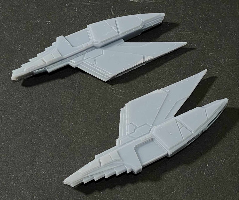 1/2500 scale Jem'Hadar Battle Cruiser Starship Star Trek 3d printed ...