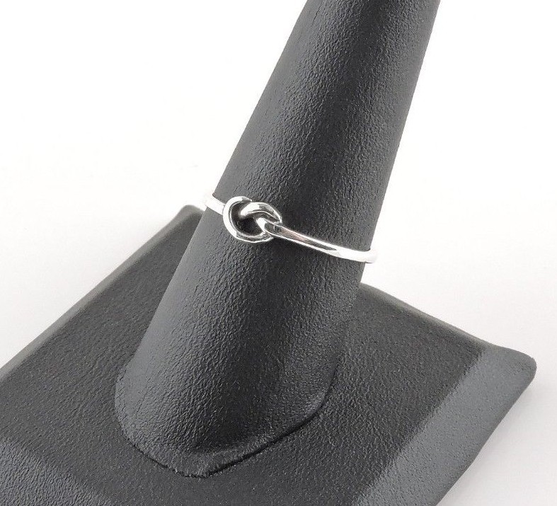 Sterling Silver Knot Ring | eBay