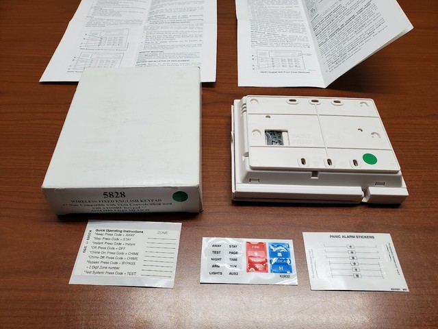 Honeywell 5828 Wireless Fixed Keypad Access Device - White for sale ...