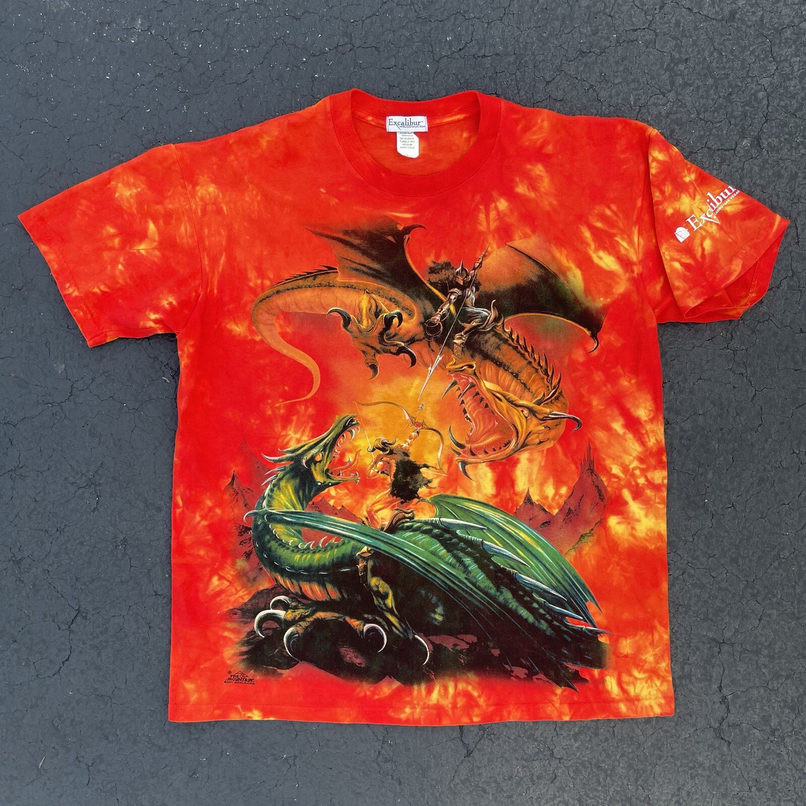 Vintage Y2K 2000 The Mountain Dragon & Knight Excalib… - Gem