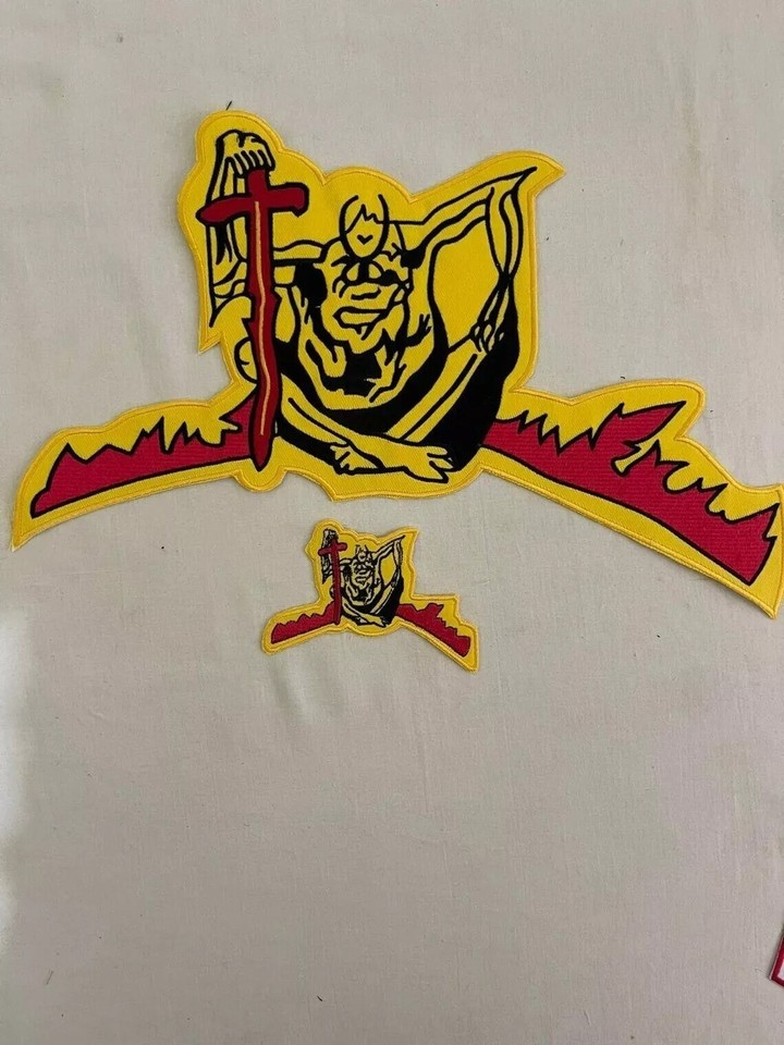 Pagans Motorcycle Club Embroidery patches set Iron On for jackets and ...