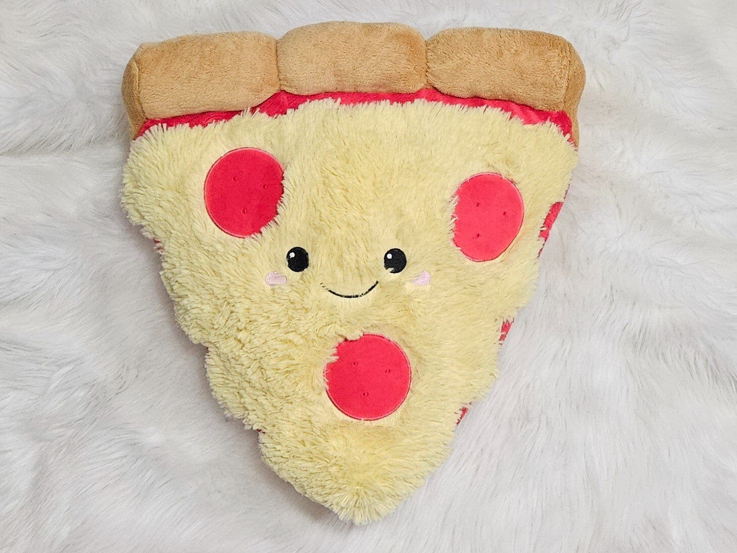 16" Squishable Pizza Pepperoni Plush Giant Slice Stuffed Animal Pillow ...