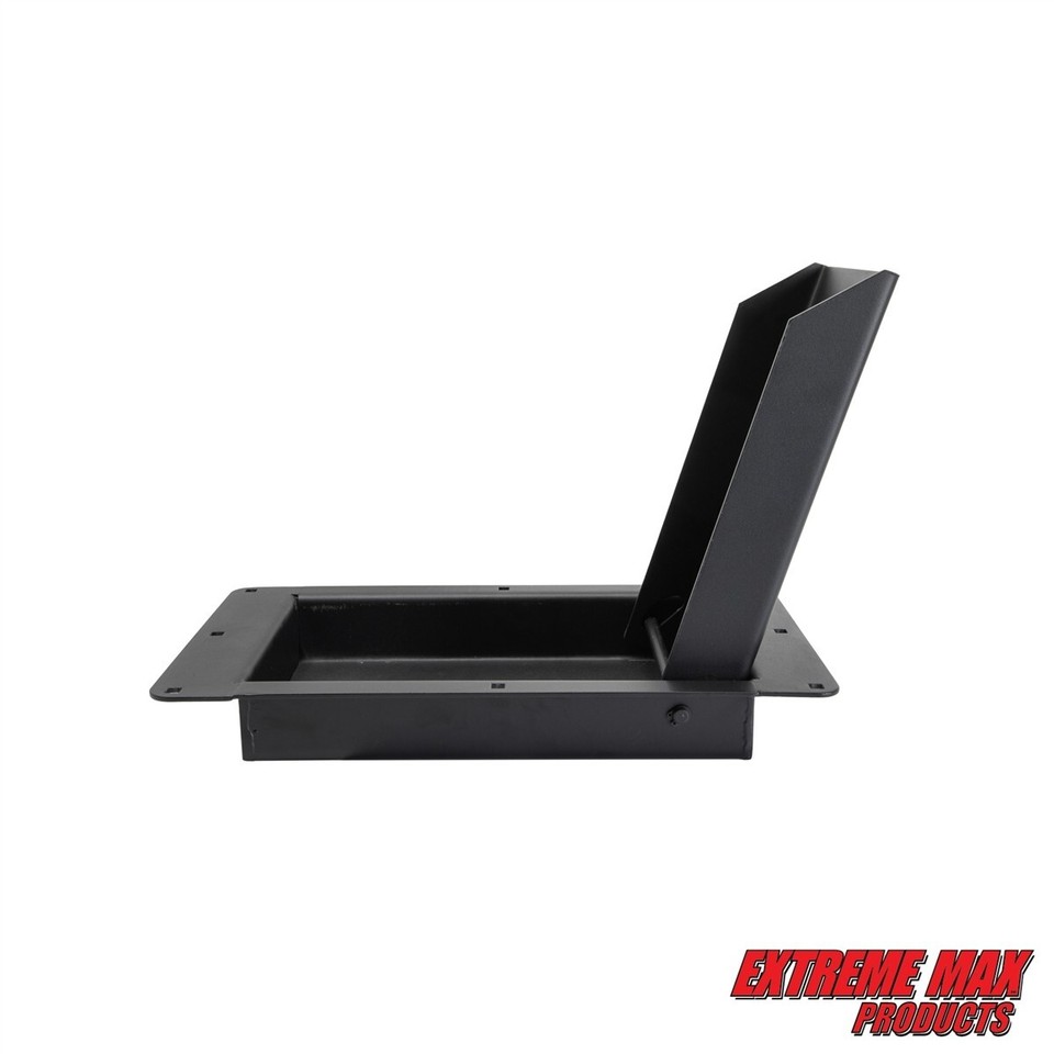 Extreme Max 5001.6501 Flip-Up Flush-Mount Motorcycle Wheel Chock for ...