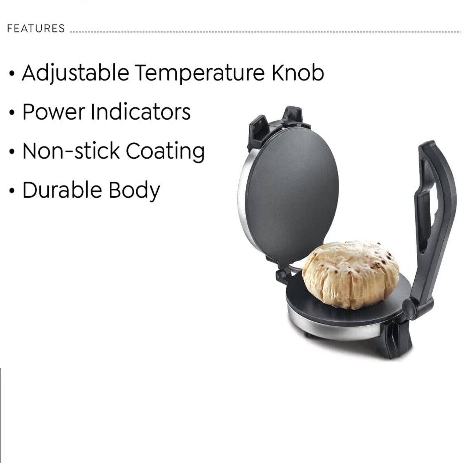 Prestige Roti Maker PRM 3.0 For Roti Omelette Uttapam Tortilla Making ...