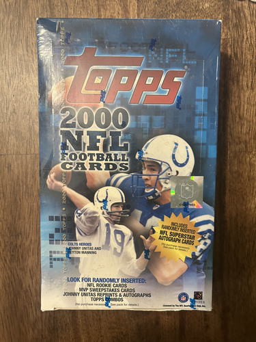 2000 Topps Football Retail Box 36 packs Factory Sealed Possible ...